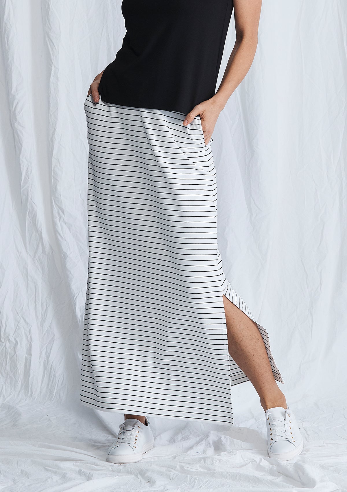 Mela Purdie Compact Knit Maxi Track Skirt – Khlassik